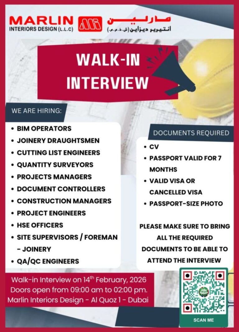 Marlin Interiors Walk in Interview in Dubai