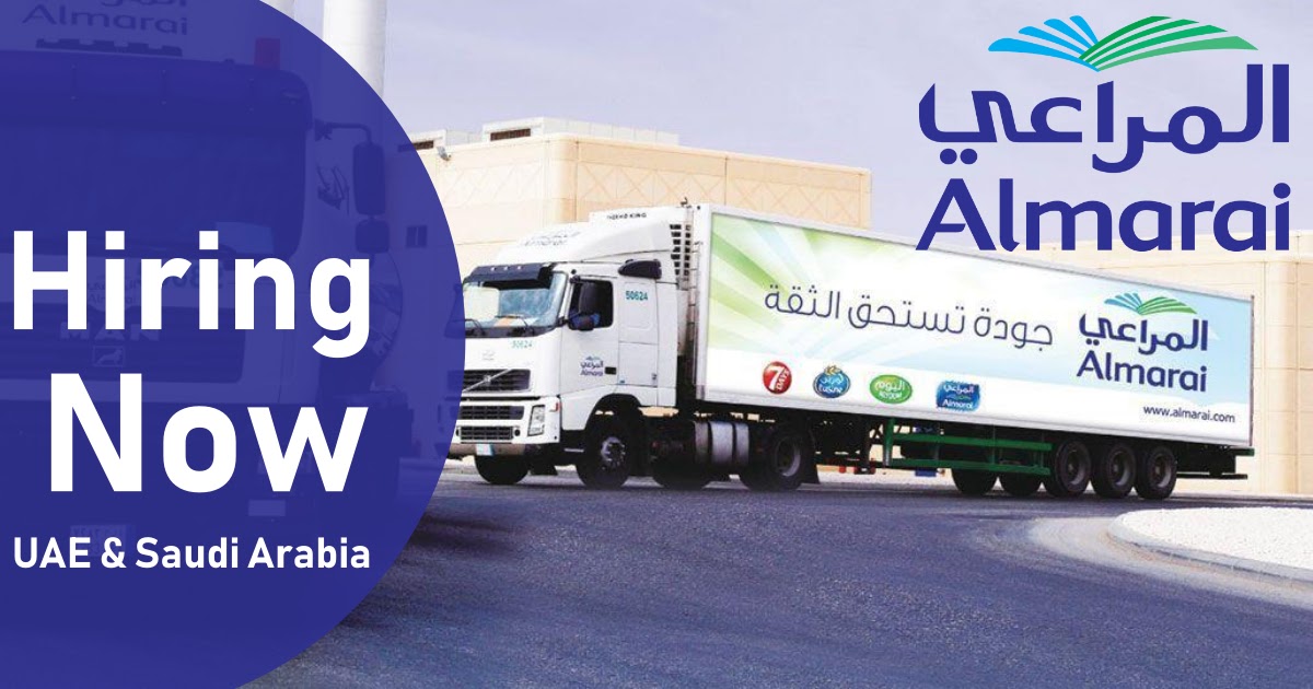Almarai Jobs in Saudi Arabia 2025 | Apply Online for High Salary Careers