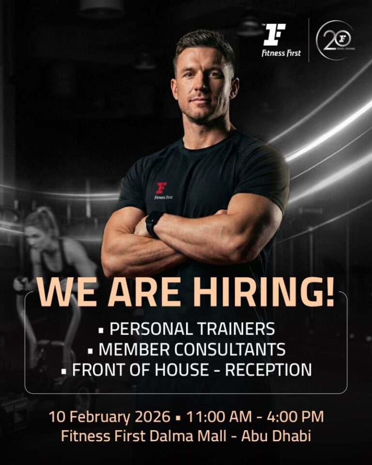 Fitness First Walk in Interview in Abu Dhabi May 2026