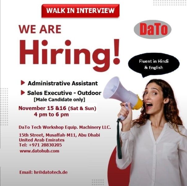 DaTo Tech Walk in Interview in Abu Dhabi