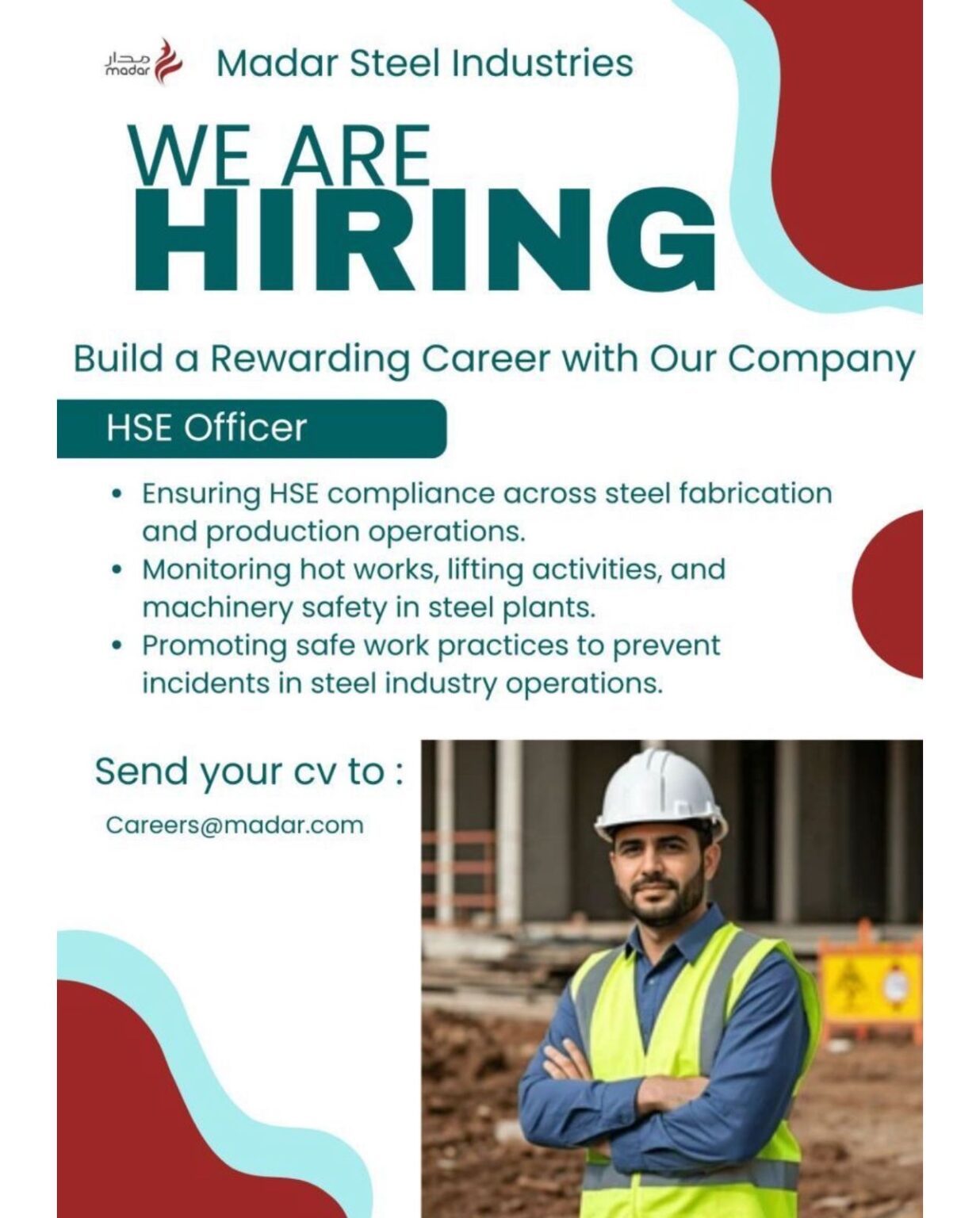 Madar Steel Industries Recruitment in Dubai
