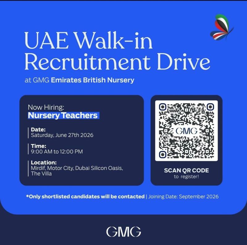 GMG Open Day Recruitment in Dubai