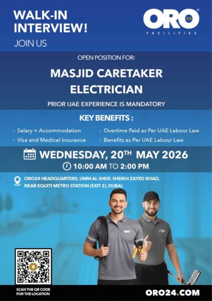 ORO24 Developments Walk in Interview in Dubai May 2026