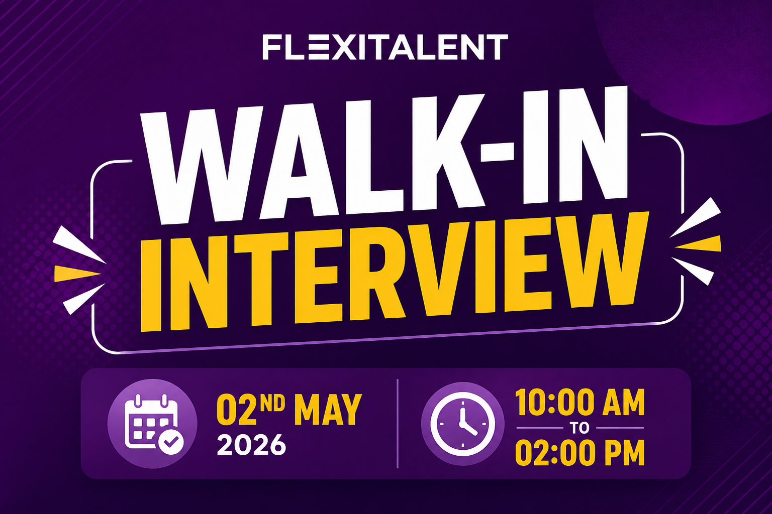 Flexitalent Walk in Interview in Dubai May 2026